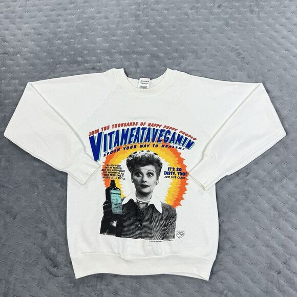 Fruit of the Loom | Sweaters | Vintage 9s I Love Lucy Sweater Mens ...